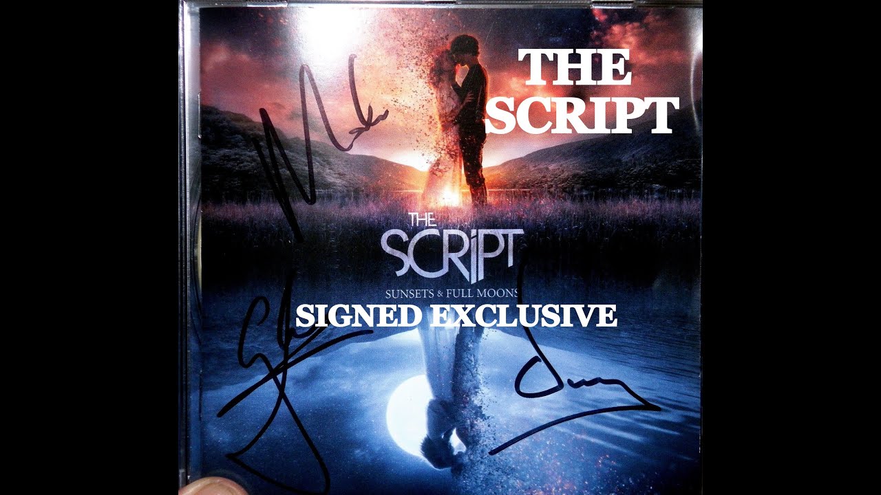 THE SCRIPT - SUNSETS AND FULL MOONS (SIGNED CD - UNBOXING) - YouTube