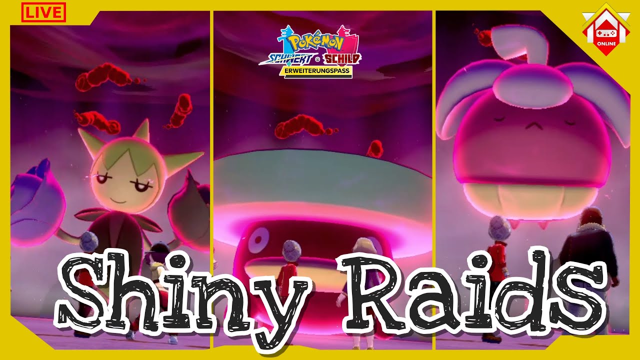 [Live] SHINY RAIDS 🔴 Shiny Raids in Pokemon Schwert und Schild - YouTube