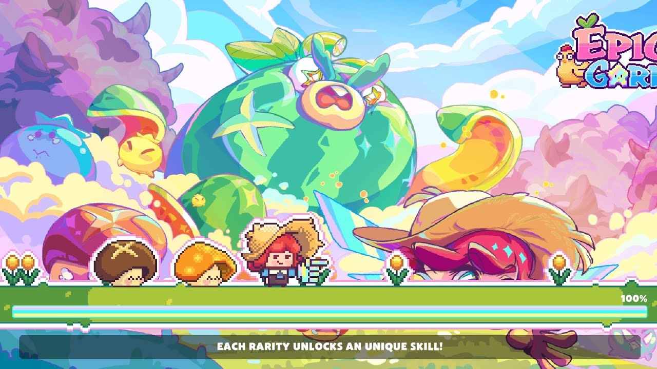 Epic Garden mobile game action cute shooting game - YouTube