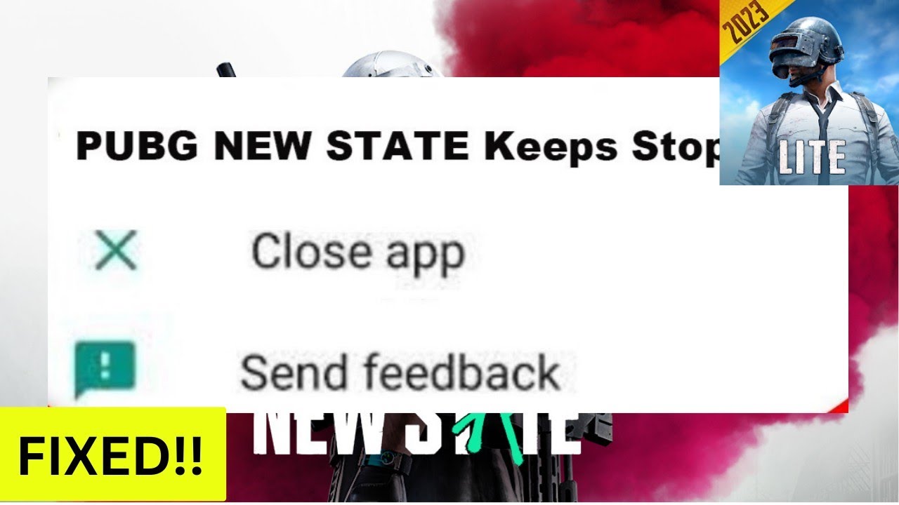 Fix Pubg-new State Mobile is Keep Stopping in Android Mobile - YouTube