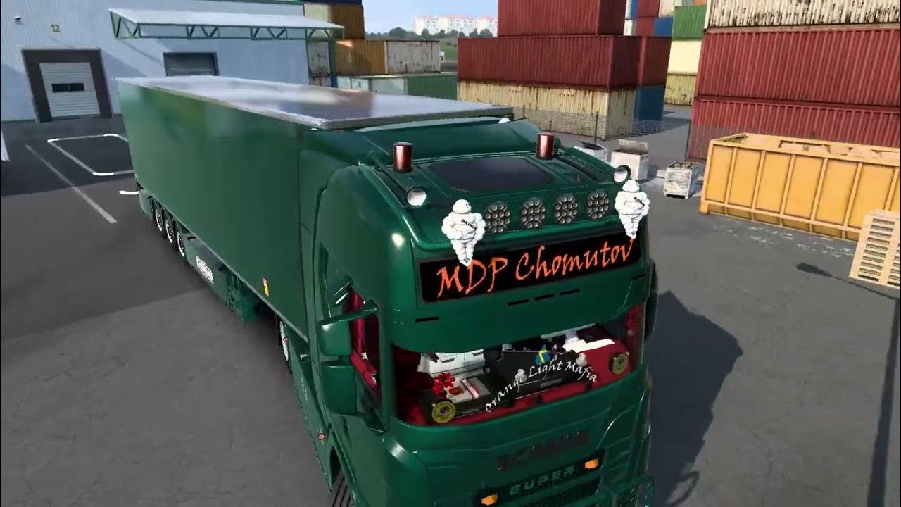 Scania 730S V8 Philip Judge Open Pipe - YouTube