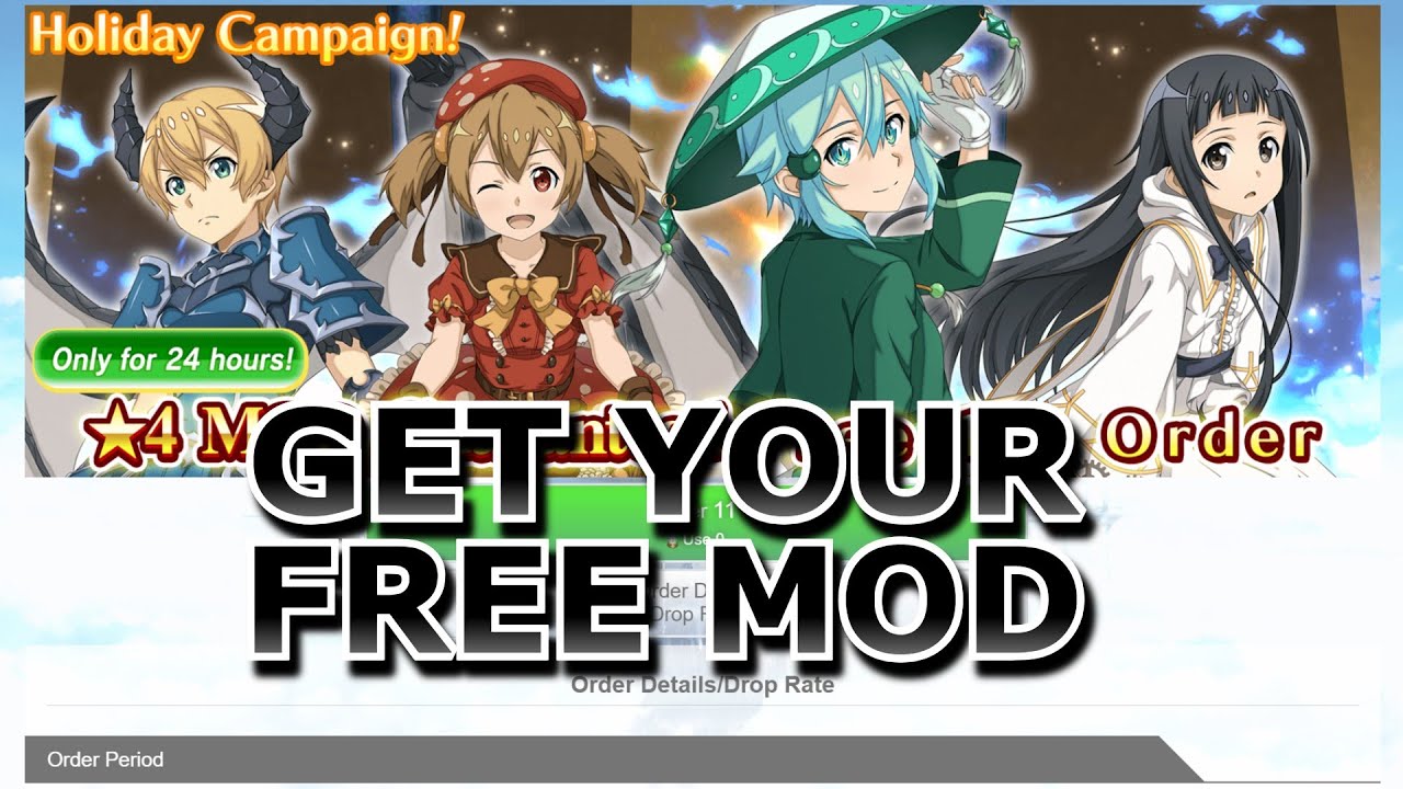 FREE MOD SKILLS FOR EVERYONE! (24H TO CLAIM) | SAOIF - YouTube