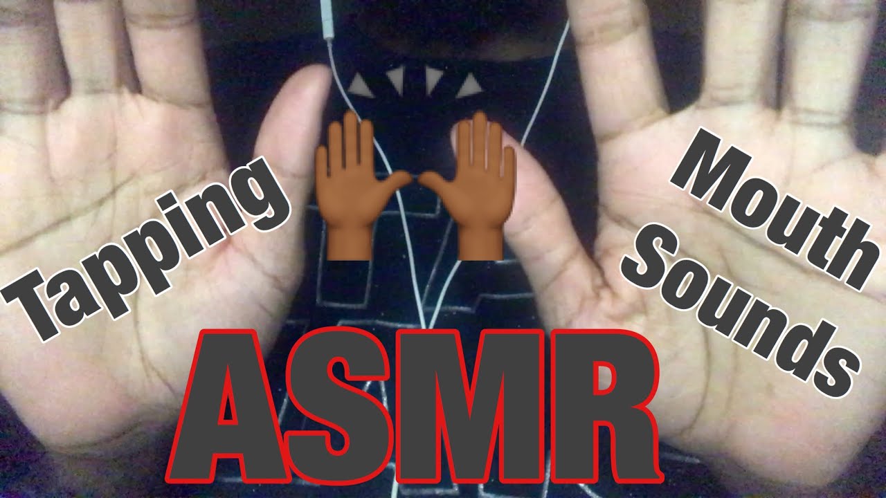 ASMR Dry Hand Sounds And Tapping | With Tongue Clicking Mouth Sounds ...