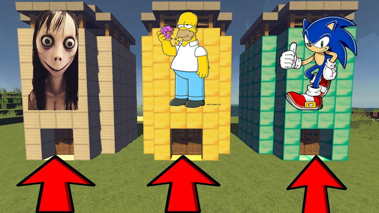 JAKOU VĚŽ SI VYBERU V MINECRAFTU ?! (SONIC.EXE, SIMPSNOVI, MOMO) - YouTube