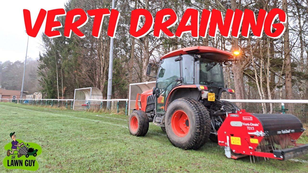 VERTI DRAINING (9 Football pitches) - YouTube