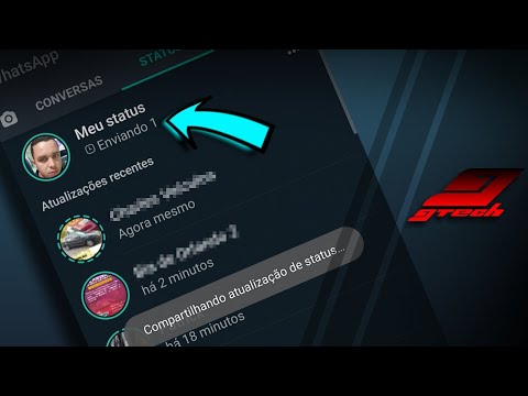 Não consigo postar STATUS no WHATSAPP (Só fica \