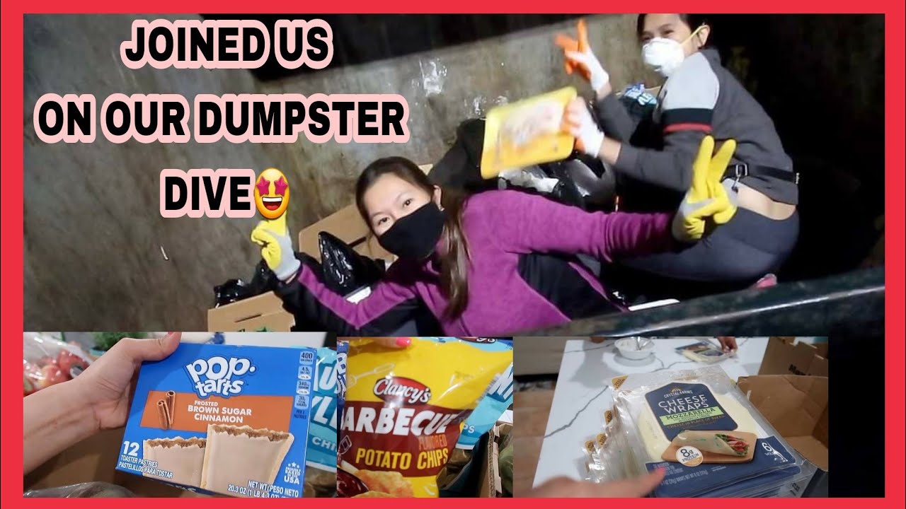 DUMPSTER DIVING RESCUING THIS QAULITY FRESH FOODS SNACKS AND FRUITS ...