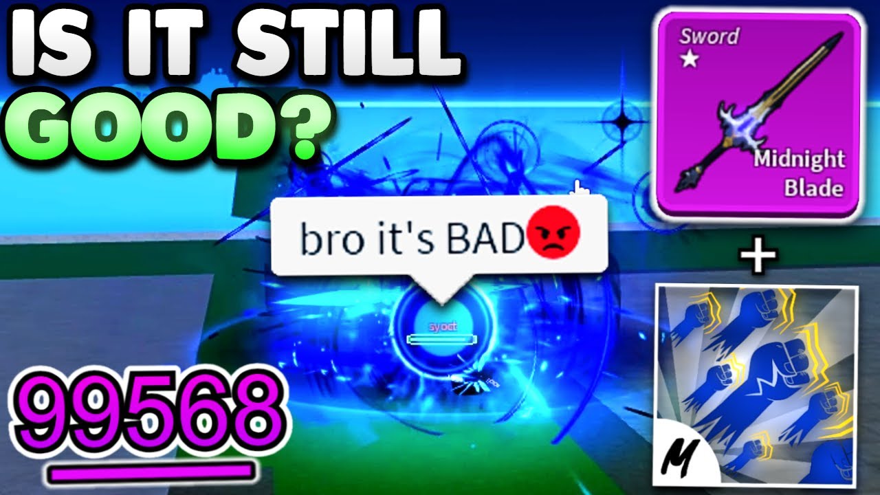 Is The MIDNIGHT BLADE Still GOOD In Blox Fruits..? (Bounty Hunt) - YouTube