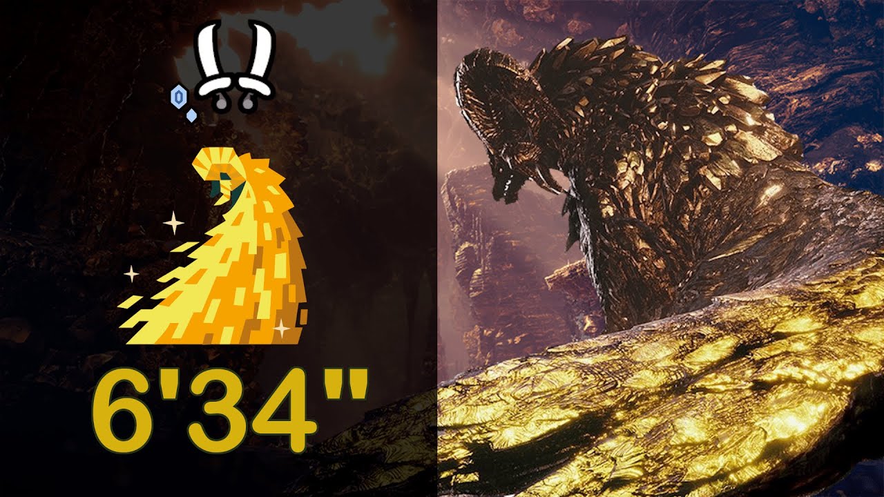 [MHW:I PC] The Eternal Gold Rush - Dual Blades 6'34" - YouTube
