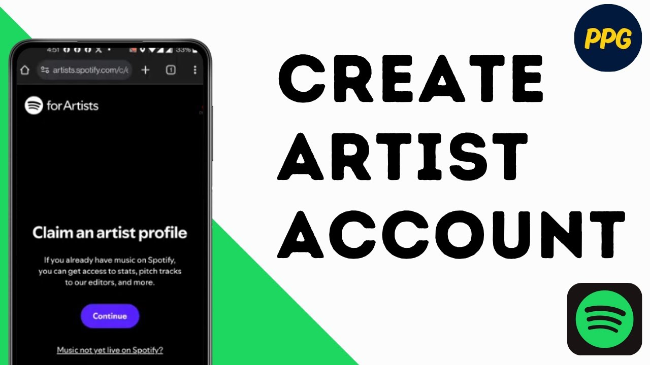 How To Create Spotify Artist Account ? - YouTube