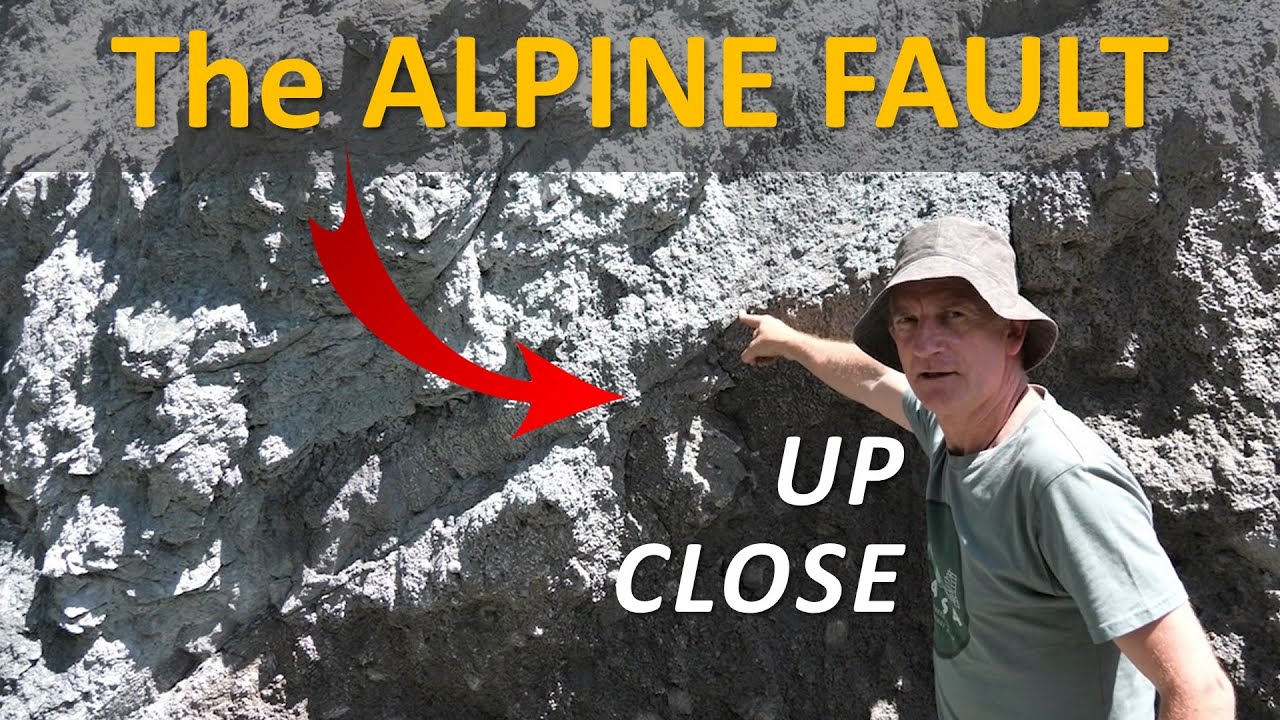 Getting up close to the Alpine Fault in New Zealand - YouTube