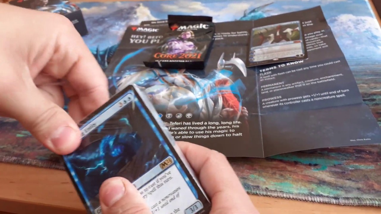 Opening Teferi, Timeless Voyager Core Set 2021 Planeswalker Deck - YouTube