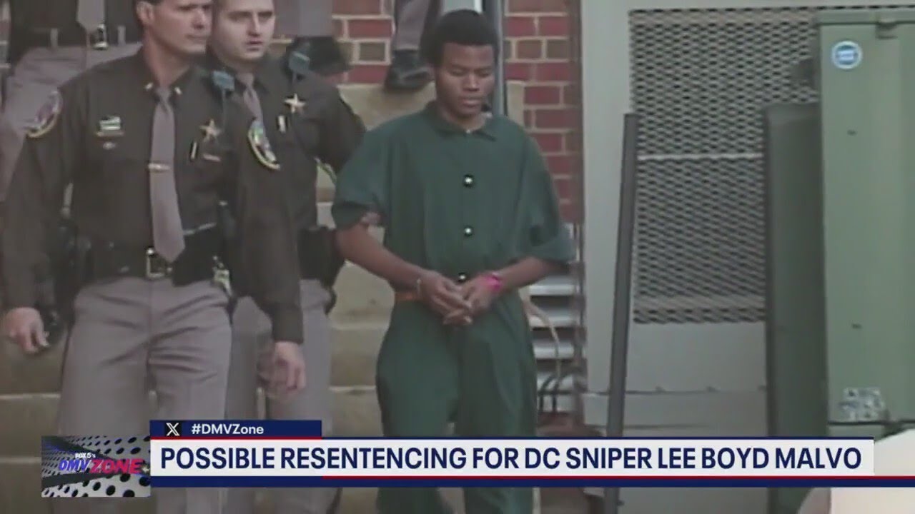 DC sniper Lee Boyd Malvo to be resentenced - YouTube