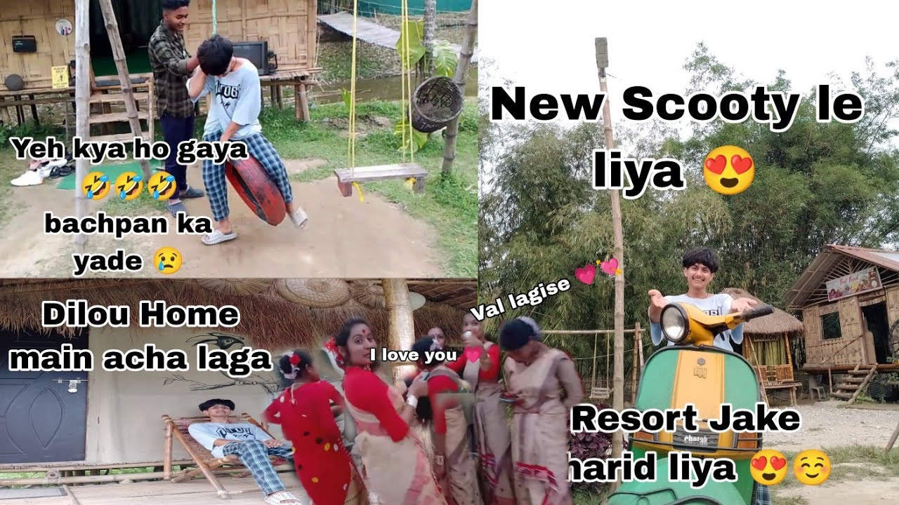 Resort Jake Naya scooty le liya 😍☺️|| Kuch bachpan k yade || #vlog38 ...