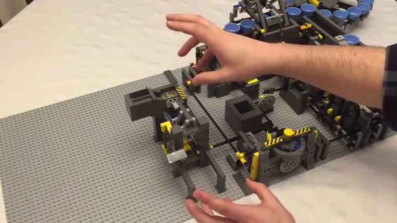 Lego Ball Factory Assembly Instructions - Part 9 - Ball Lifter - YouTube
