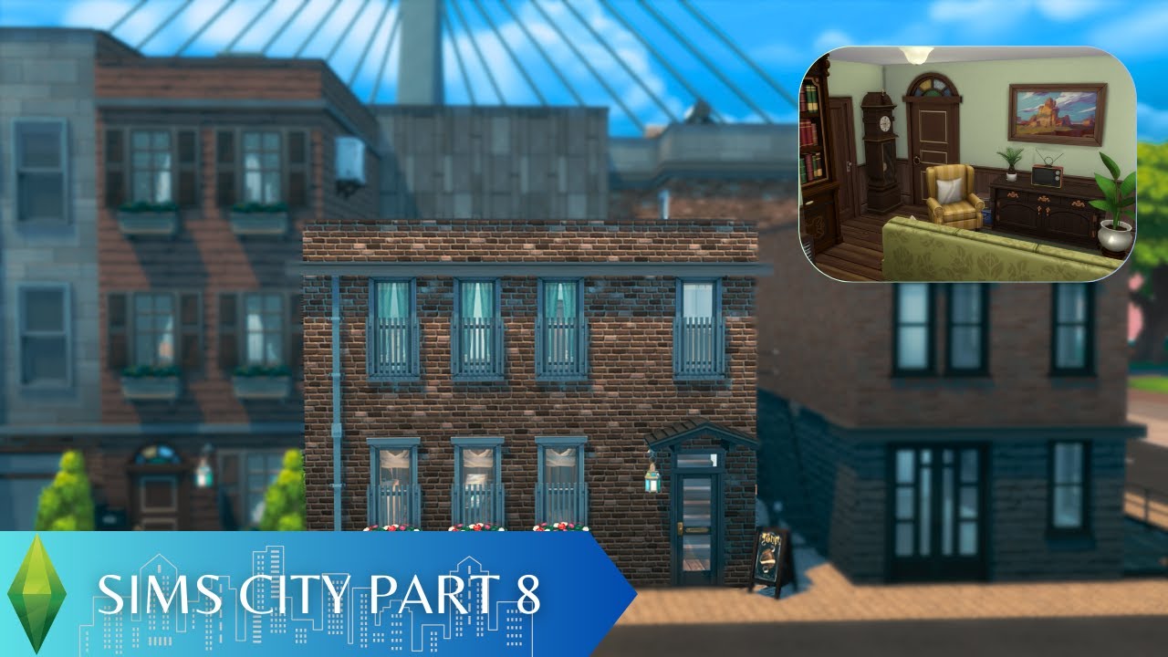Building a Granny Apartment in my 64x64 CITY! (Part 8) | Sims 4 Speed Build | No CC | - YouTube