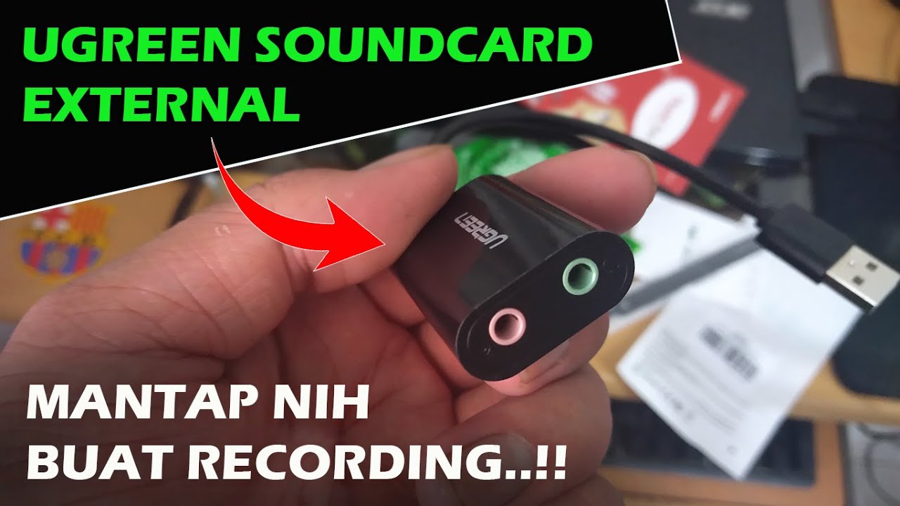 Soundcard Kecil Minim Noise - Ugreen Adapter External Soundcard - YouTube