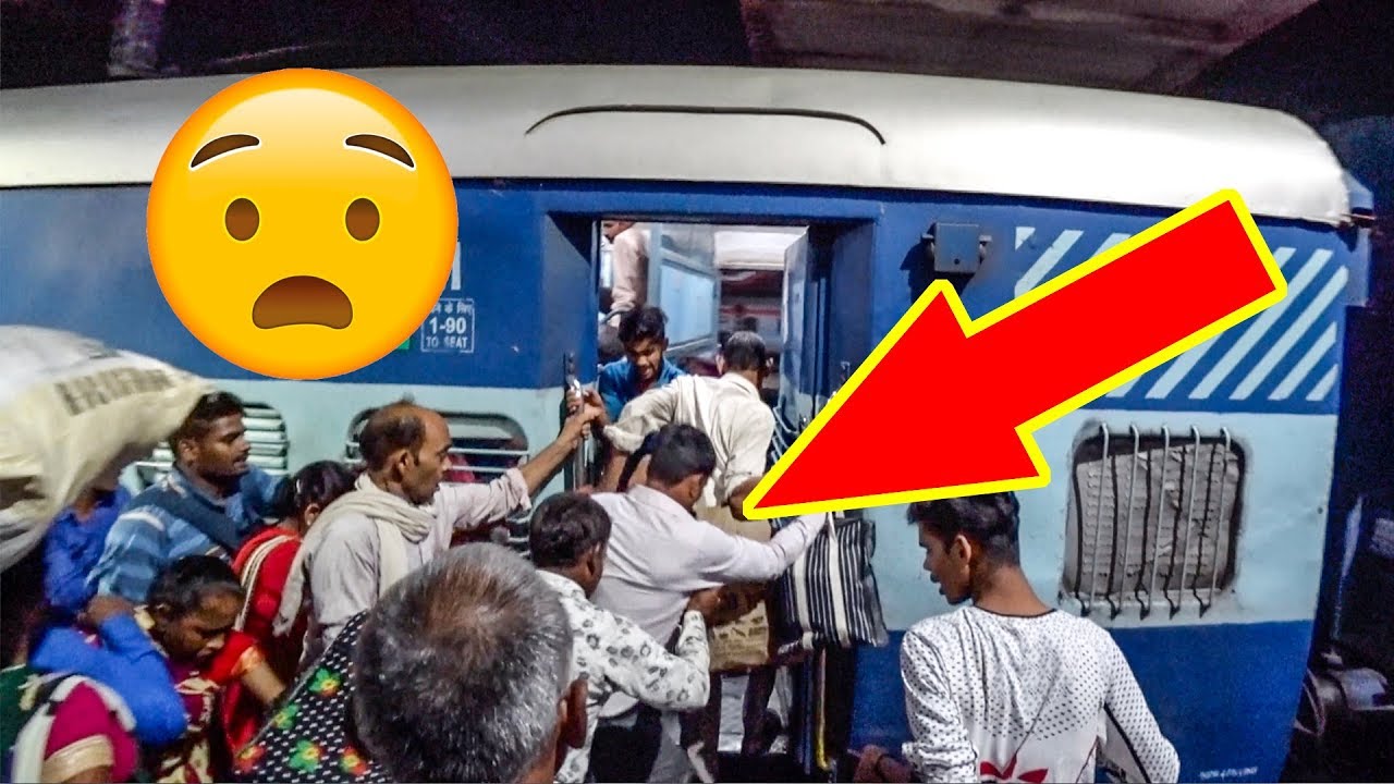 Overnight Train Journey in India, Delhi to Khajuraho - YouTube