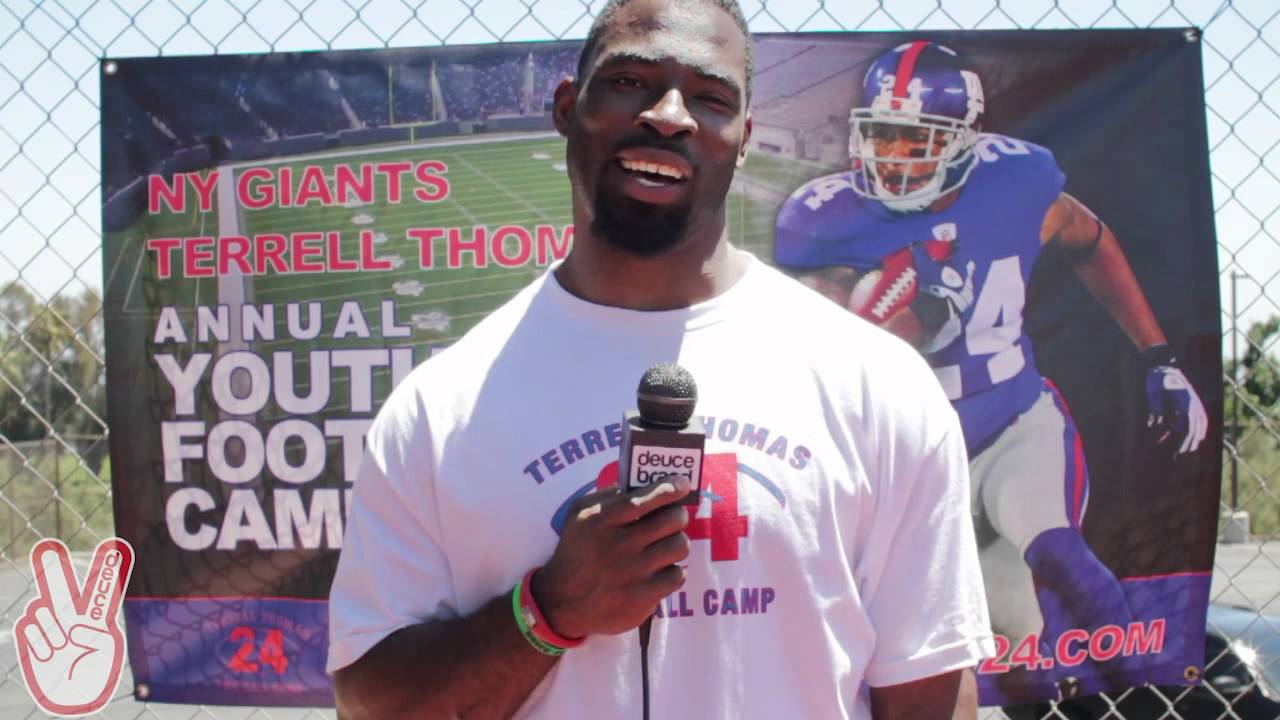 Deuce Brand x Terrell Thomas Football Camp - YouTube