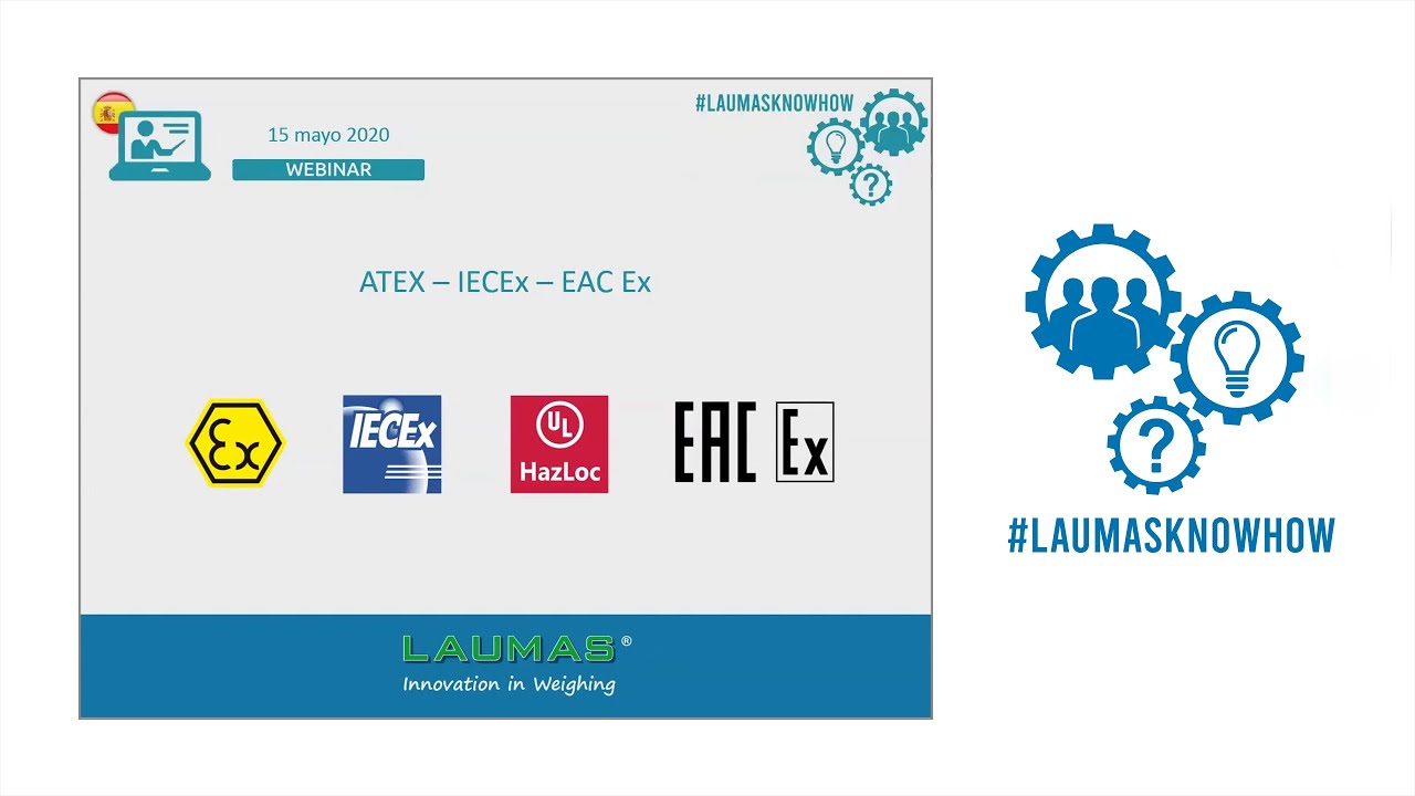 Pesaje en atmósfera explosiva (ATEX, IECEx, EAC Ex TR CU 012) - YouTube