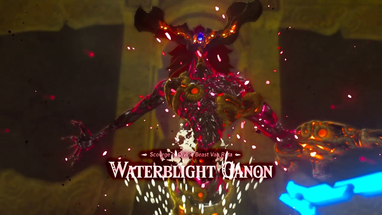 The Legend of Zelda: Breath of the Wild - Waterblight Ganon - YouTube