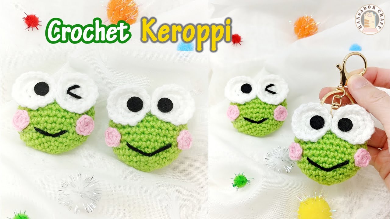 Crochet Keroppi | How to crochet a Keroppi | Kero Kero Keroppi ...
