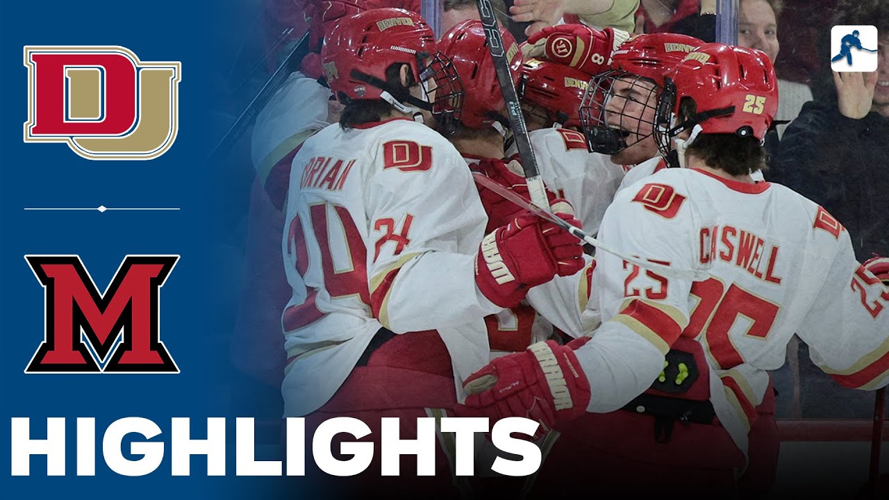 Denver vs Miami | NCAA College Hockey | Highlights - December 06, 2025 ...