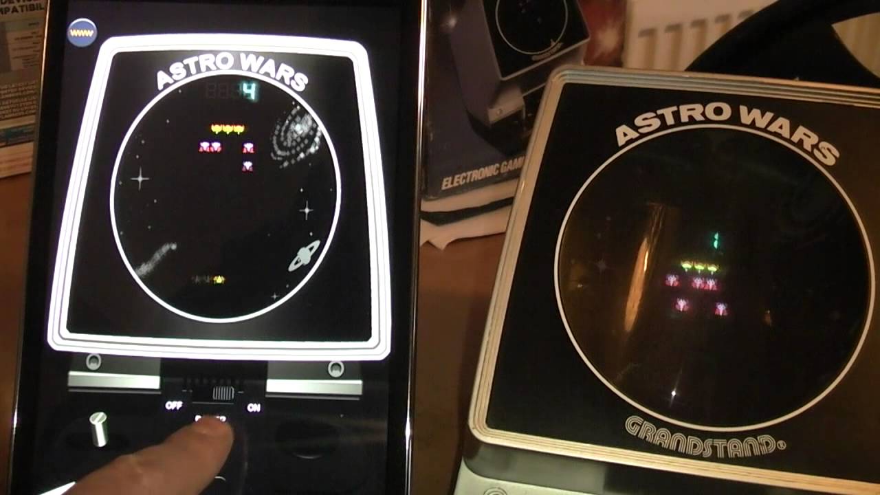 Grandstand Astro Wars App Review & Comparison To The Original - YouTube