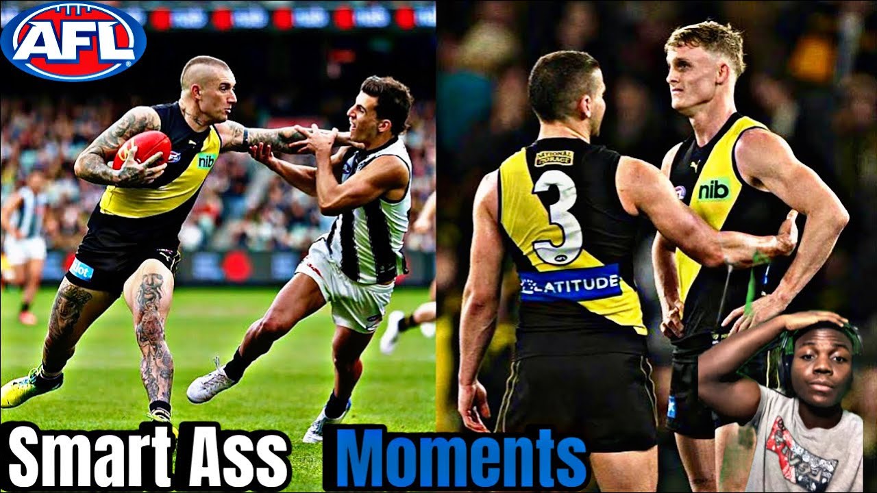 AFL "SMART ASS" moments!! AFL Reaction - YouTube