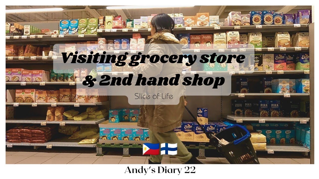 VISITING GROCERY STORE AND 2ND HAND SHOP IN FINLAND | Filipino in ...