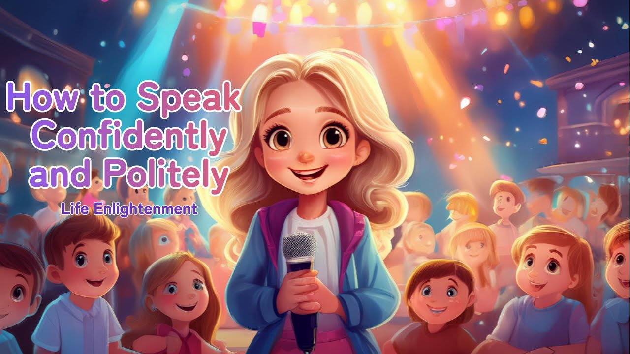 How to Speak Confidently and Politely | Public Speaking Tips for Kids ...
