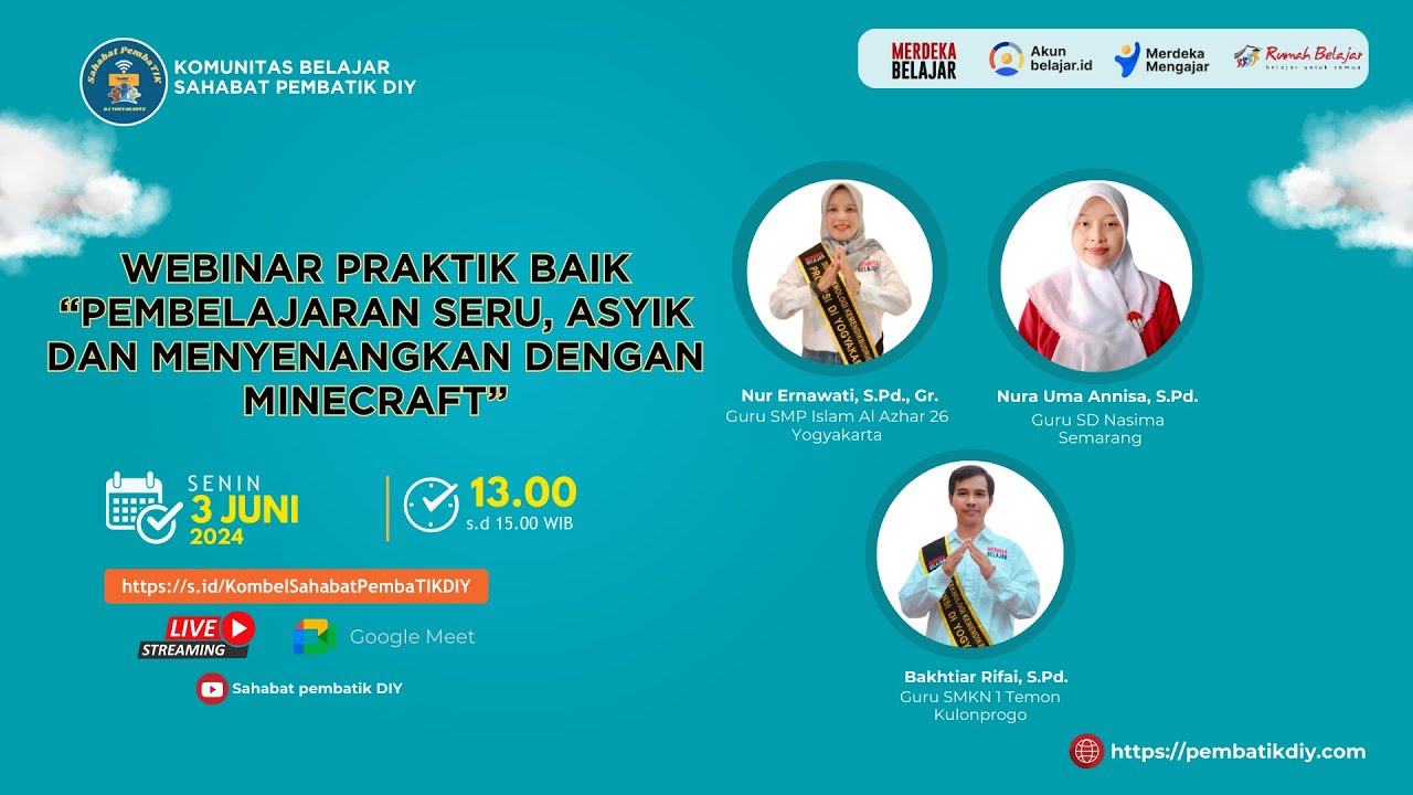 Pembelajaran seru, asyik dan menyenangkan dengan Minecraft - YouTube