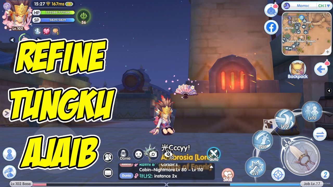 [LIVE] Ragnarok X - GUILLOTINE CROSS REFINE WEAPON PART 4 YGY - YouTube