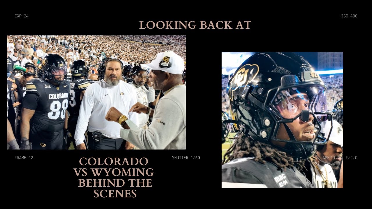 Behind The Scenes: Looking Back at Coach Prime’s Colorado Buffs vs ...