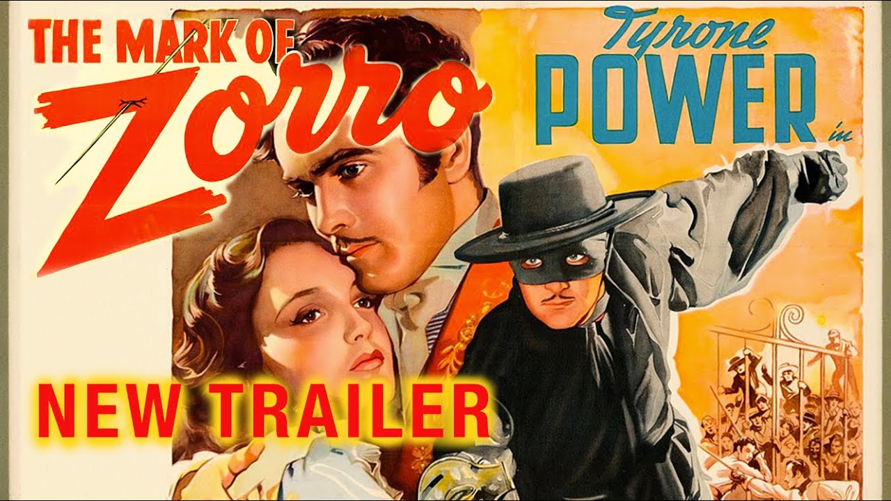 The Mark of Zorro (1940) NEW Trailer - Tyrone Power, Basil Rathbone ...