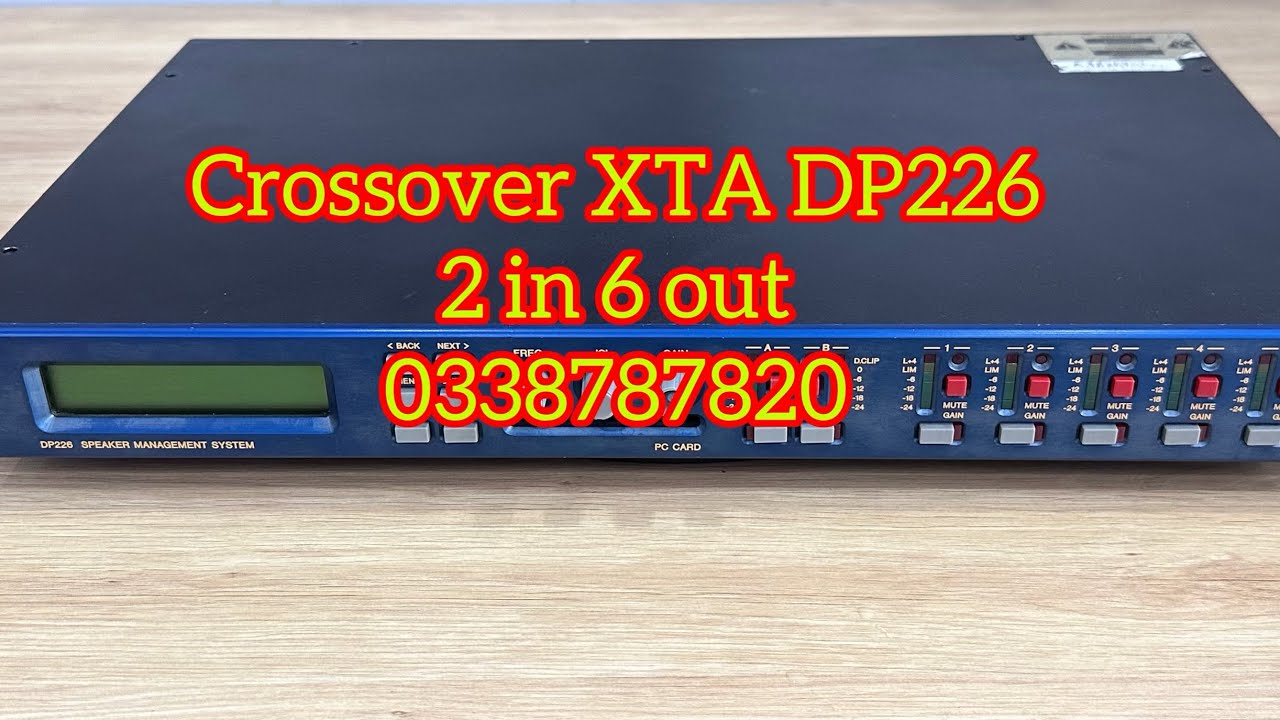 ( Đã bán ) Crossover XTA DP226, DSP cao cấp cho hệ thống âm thanh ...