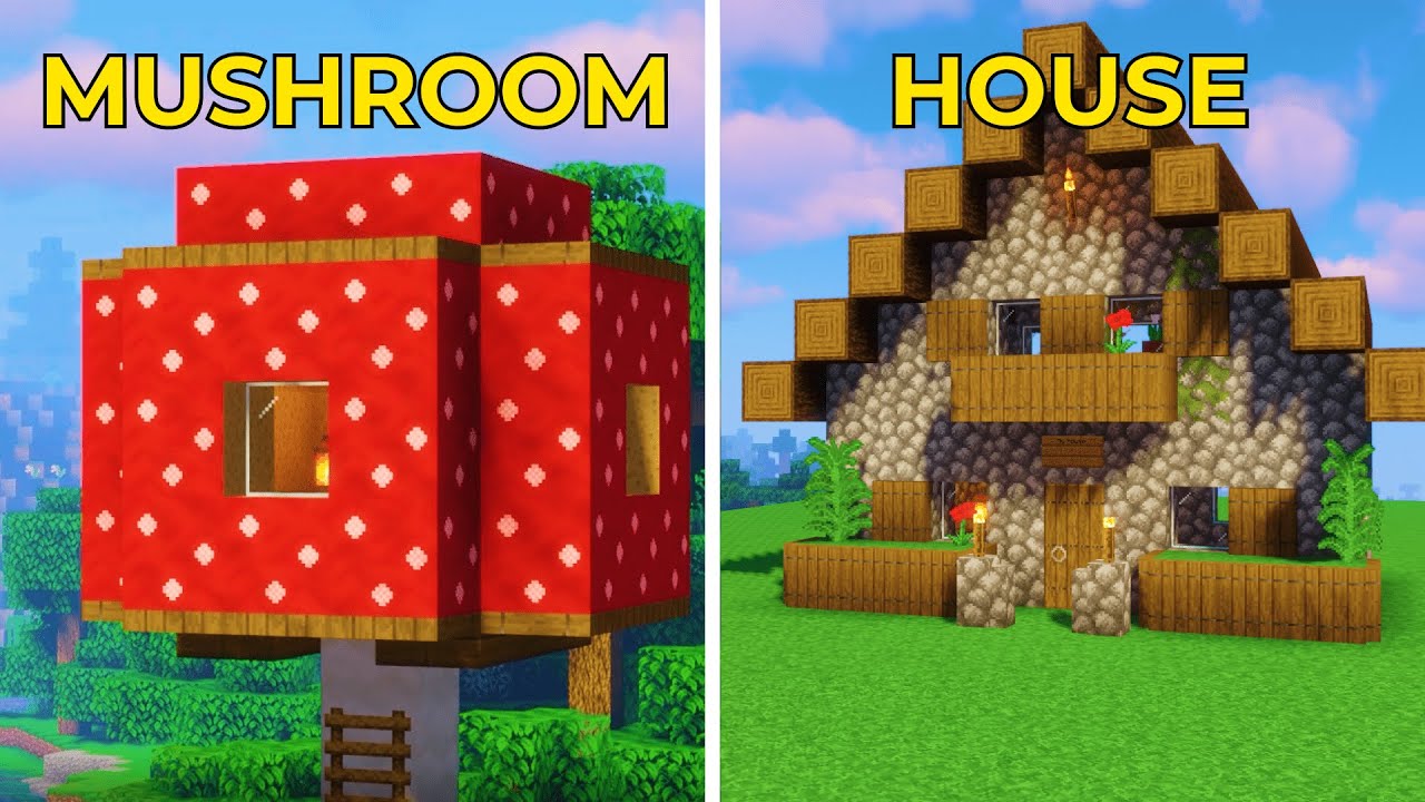 3 Easy Starter Base to Start your Survival in Minecraft! - YouTube