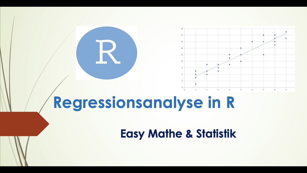 Regressionsanalyse in R durchführen - YouTube