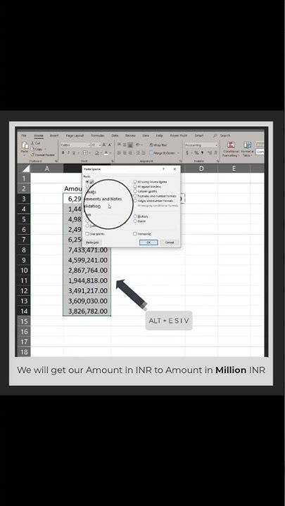Paste special (divide) Excel tutorial - YouTube