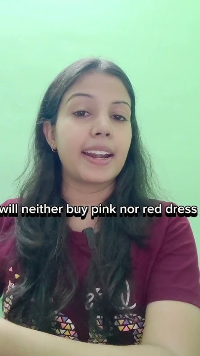 Neither And Nor Usage Youtube