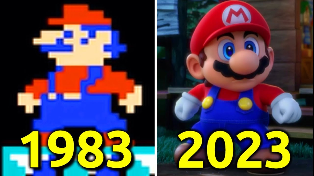 Evolution of Super Mario Games 1983-2023 - YouTube