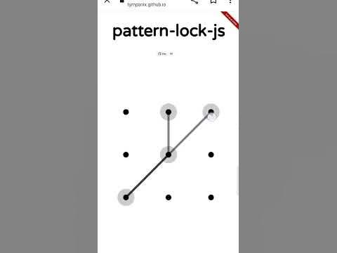 possible pattern lock #trendingshorts # patternlock - YouTube