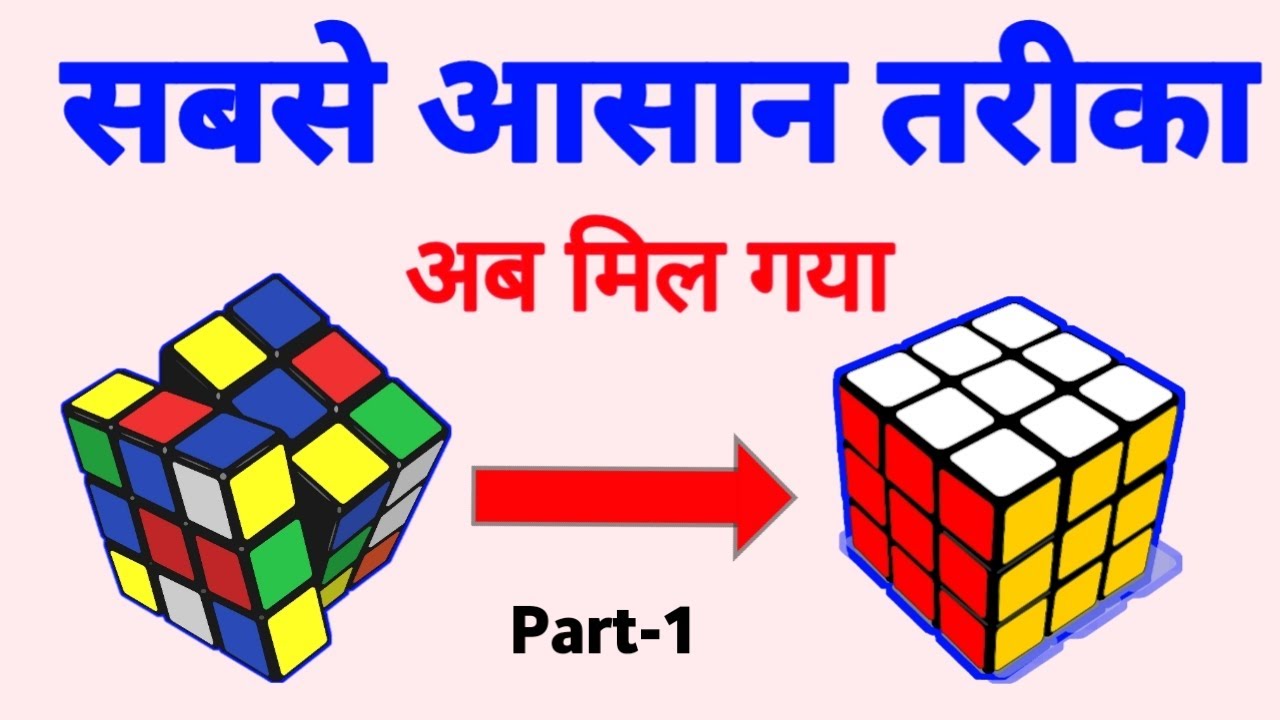 3×3 Cube Kaise Solve Kare. How To Solve 3×3 Cube.Rubiks Cube Solve ...