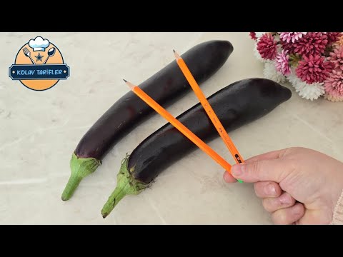 😋EFSANE 🤌 EVİNİZDE 2 KALEM VE 2 PATLICAN VARMI BU TARİFİ YAPIN BÜTÜN ÖVGÜLERİ KAPIN.