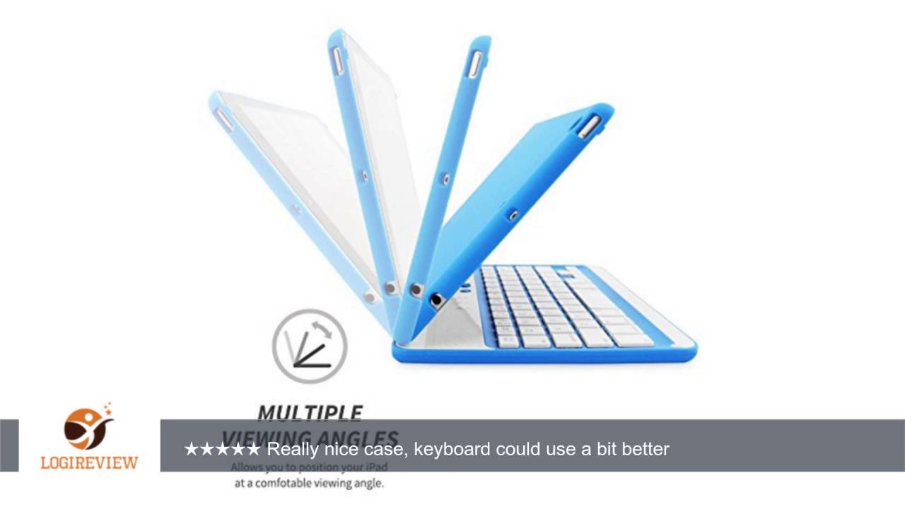Snugg Ultra Slim Rotatable Keyboard Cover for Apple iPad Mini 4 Retina ...