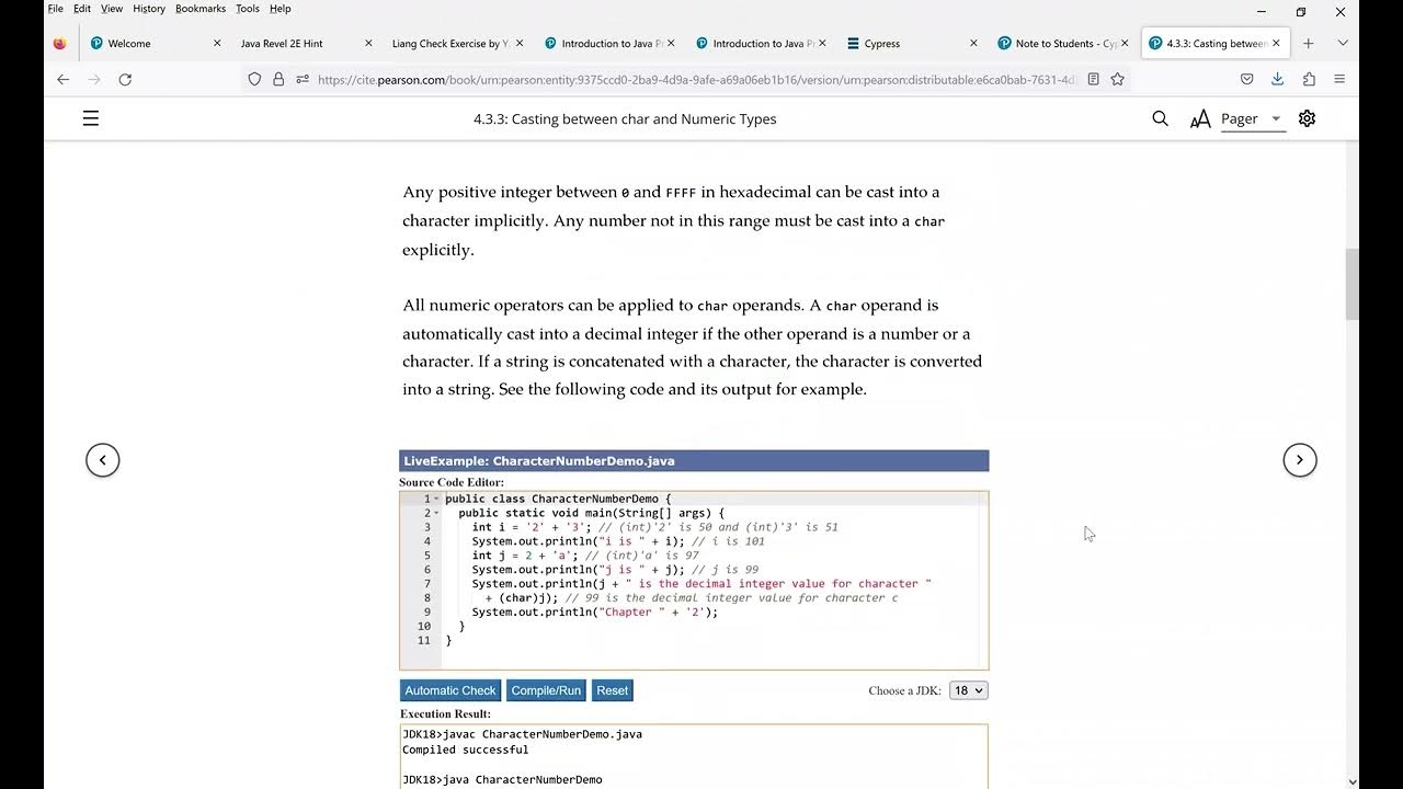 Daniel Liang Guide and Tips for Java Chapter 4 - YouTube