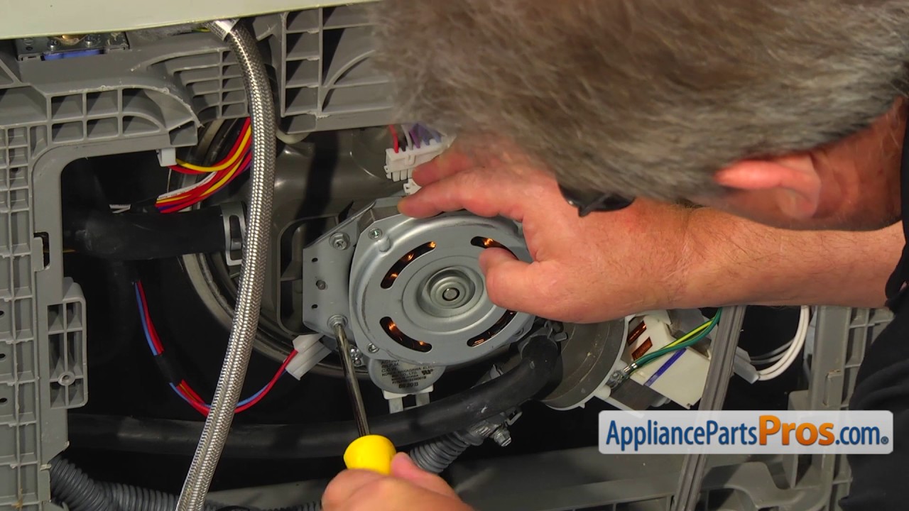 How To: LG/Kenmore Circulation Motor 4681ED1004B - YouTube