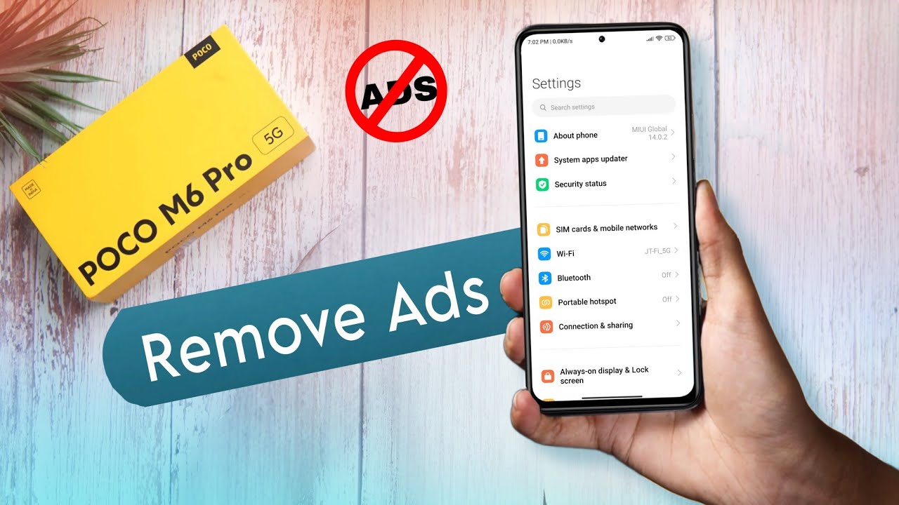 Poco M6 Pro 5g - How to Stop Ads | Poco M6 Pro me Ads Kaise Band Kare ...