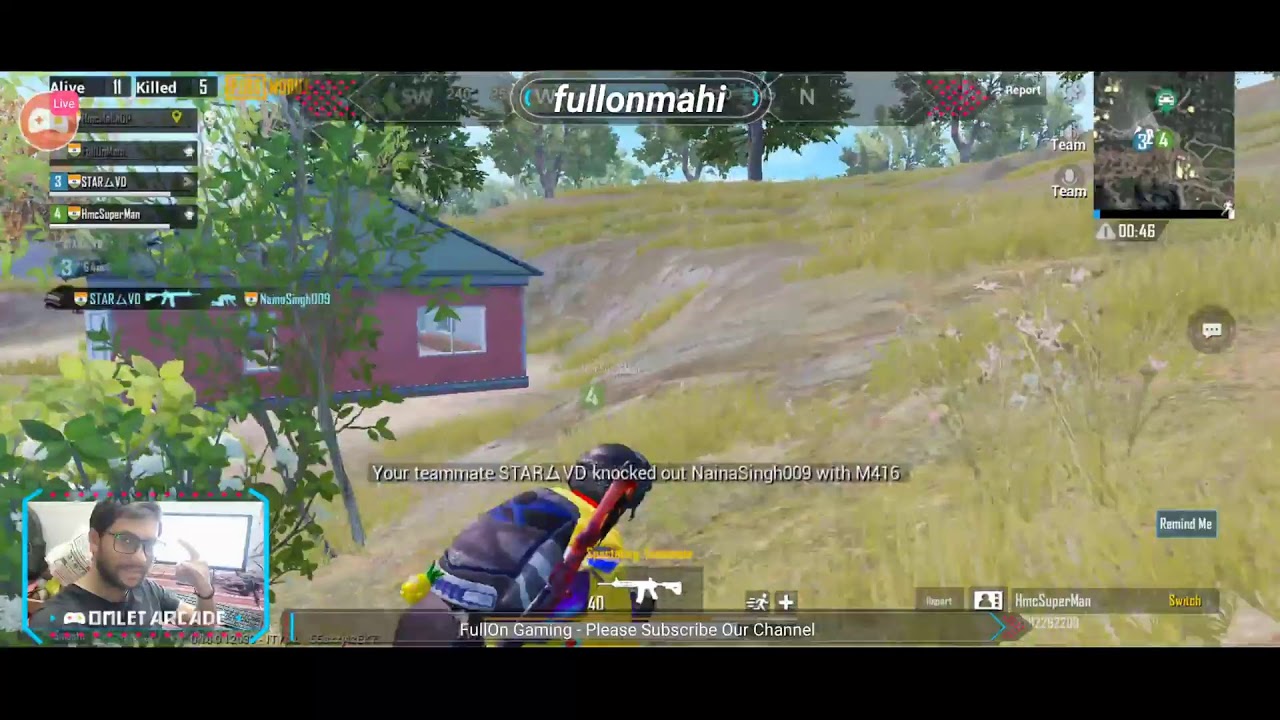 PUBG MOBILE - FullOn Gaming ONLY RUSH GAME - YouTube