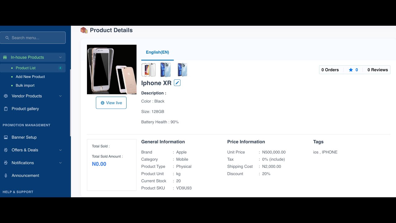 How to add and update products on ecommerce / shopping website - YouTube